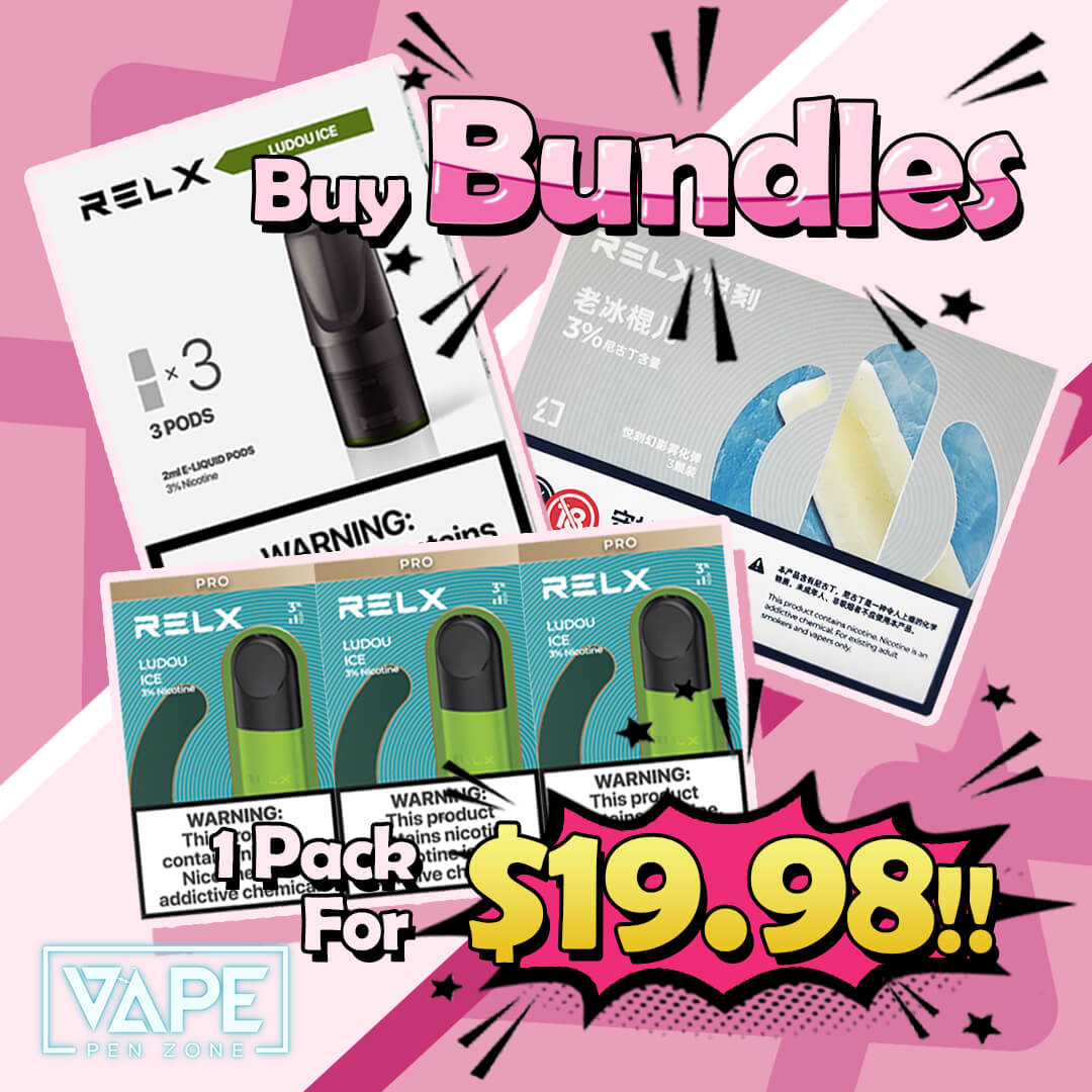 RELX Vape Store | Infinity Pods Bundle 30 Flavours